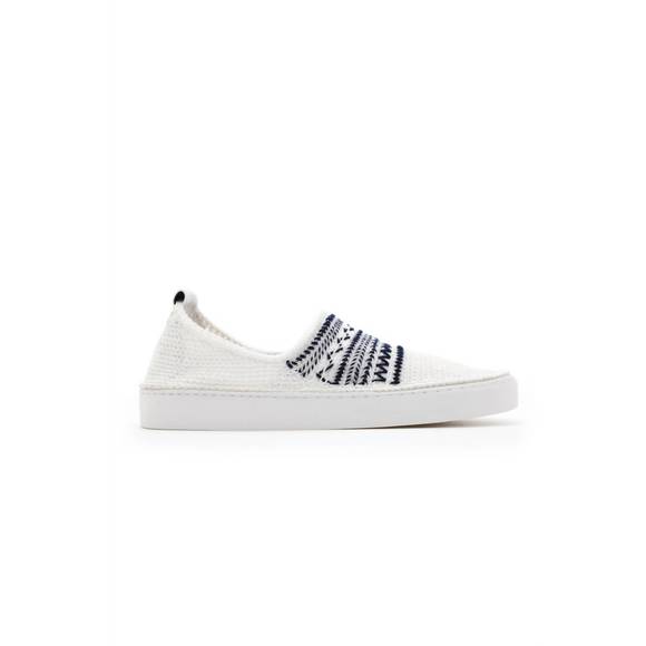 AMROSE | Shoes | New Amrose Bord De Seine Sneakers In Blue | Poshmark